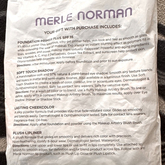 Merle Norman | Makeup | Merle Norman Travel Size Samples | Poshmark